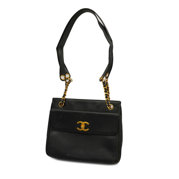 CHANEL | Bags | Chanelauth Matelasse Chain Shoulder Womens Caviar ...
